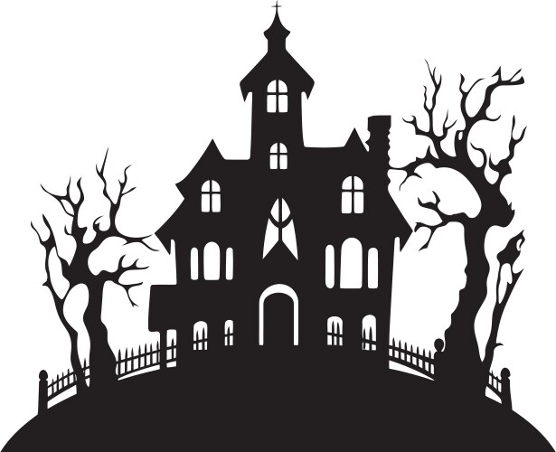 Phantomdwelling spooky symbol spectermanor Vector Image