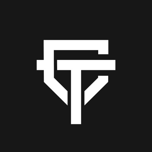 Tc ct letter logo icon design Royalty Free Vector Image