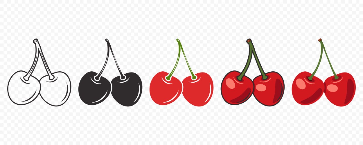 Cherry Outline Vector Images (over 22,000)