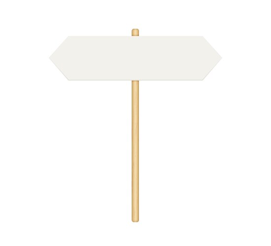 Set of direction post Royalty Free Vector Image