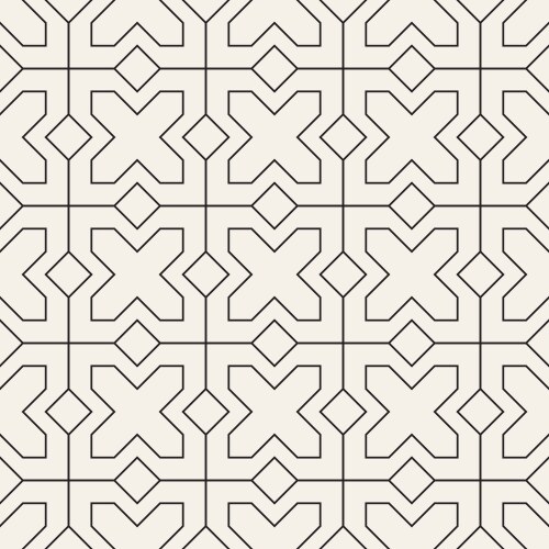 Seamless geometric pattern simple abstract lines Vector Image
