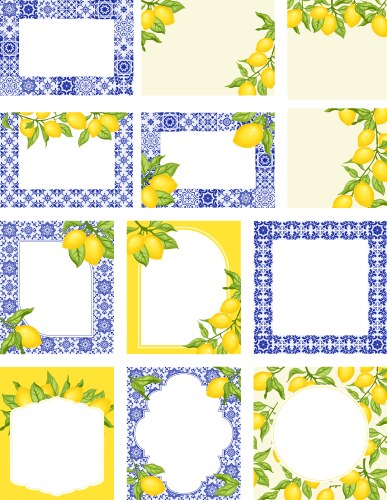 Lemon Border Vector Images (over 2,100)