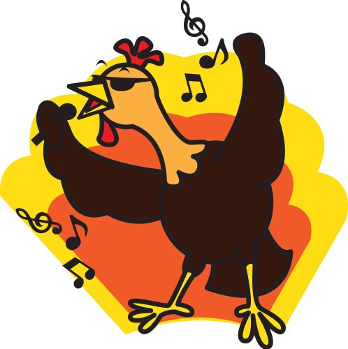 Chicken Sing Vector Images (over 700)