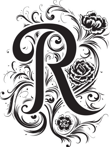 Calligraphy Letter R Vector Images (over 9,800)
