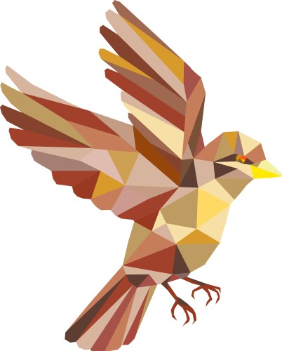 Flying Sparrow Vector Images (over 5,500)