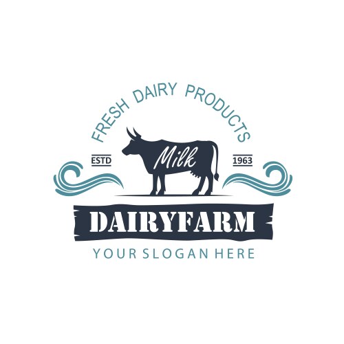 King farm logo Royalty Free Vector Image - VectorStock