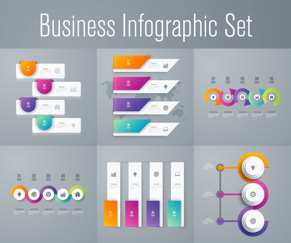 City infrastructure infographics Royalty Free Vector Image