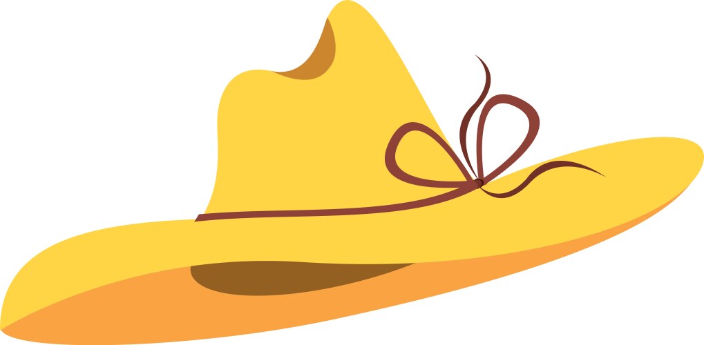 Farm hat cartoon Royalty Free Vector Image - VectorStock