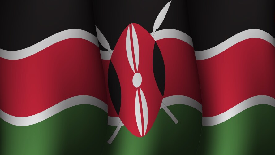 Kenyan Flag Ribbons Vector Images (47)