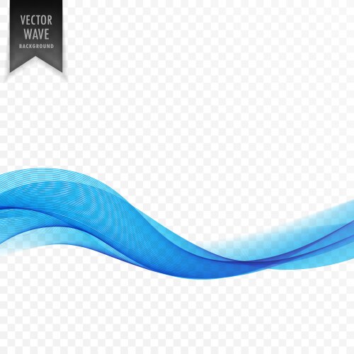 Abstract blue and gray wave background Royalty Free Vector