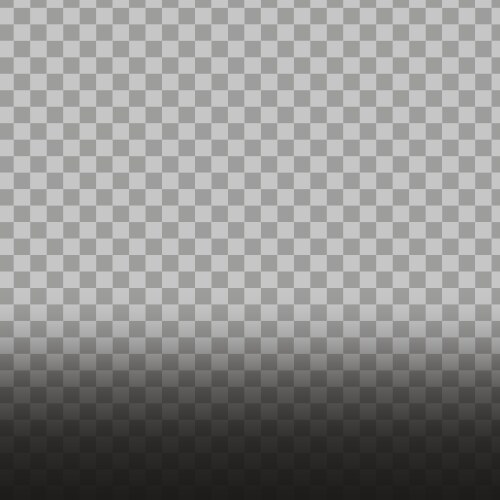 Transparent gradient background black checkered Vector Image