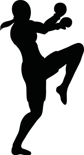 Knee strike outline Royalty Free Vector Image - VectorStock