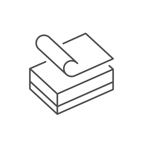 Fabric tear line outline icon Royalty Free Vector Image