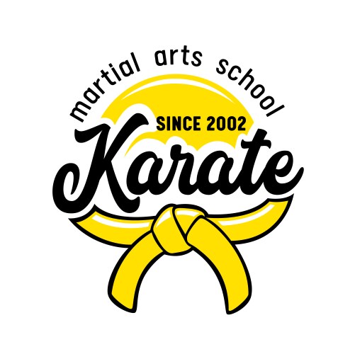 Karate kid Royalty Free Vector Image - VectorStock