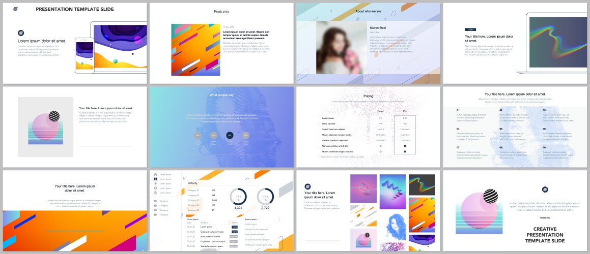 Portfolio Cover Page Vector Images (over 9,300)