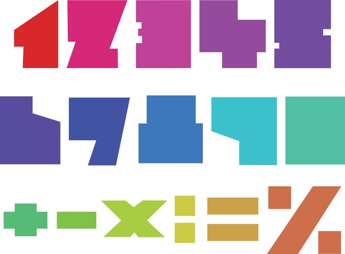 3d bubble numbers Royalty Free Vector Image - VectorStock