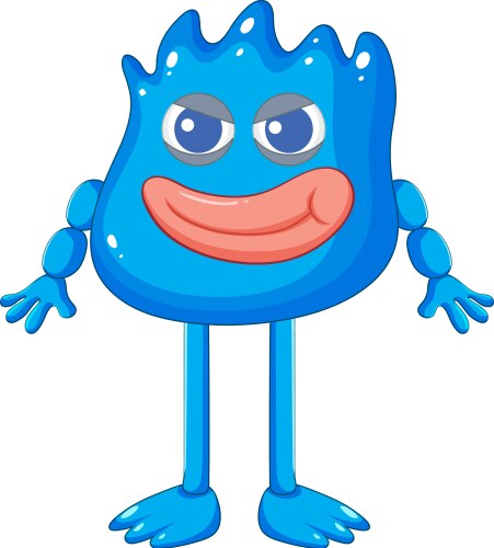 Cartoon chicken alien Royalty Free Vector Image