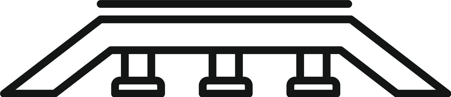 Big air ramp structure for skateboarding Vector Image