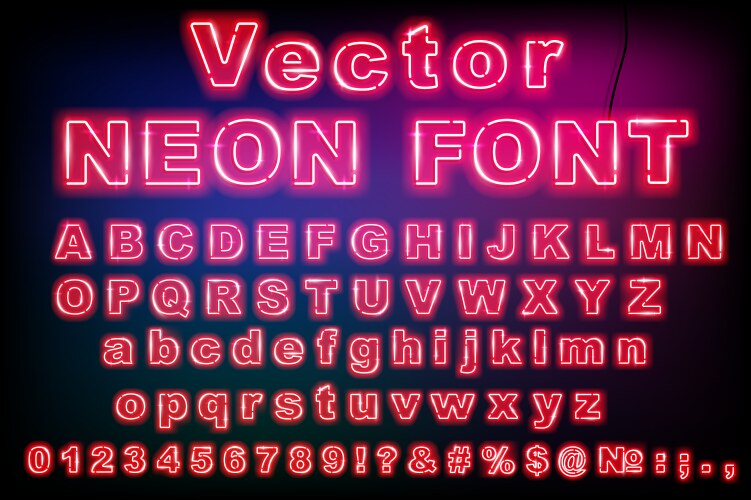 Glow Letter Vector Images (over 76,000)
