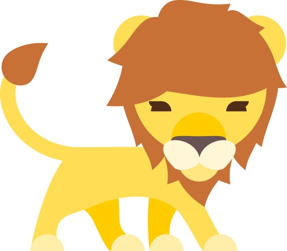 Lion Full Body Vector Images (69)