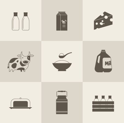 Cow Milk Icon Vector Images (over 26,000)