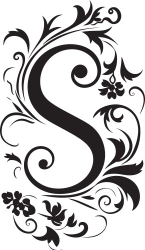 Stylish Font Letter S Vector Images (over 5,800)