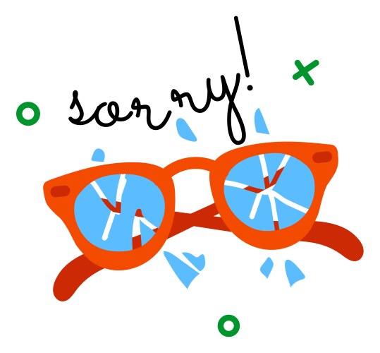 Broken kettle Royalty Free Vector Image - VectorStock