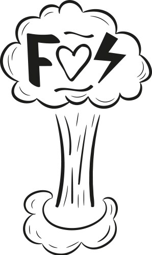 Swear expletive words angry rude Royalty Free Vector Image