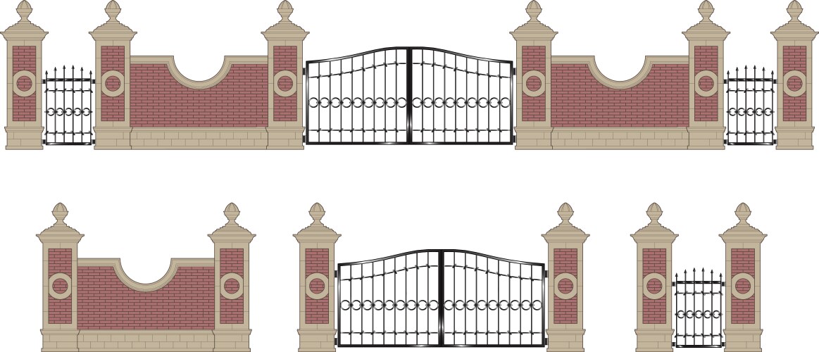 Gates Royalty Free Vector Image - VectorStock