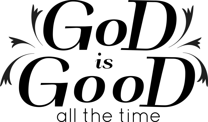 Christian typography lettering and biblical Vector Image