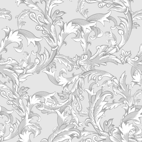Vintage baroque seamless pattern Royalty Free Vector Image