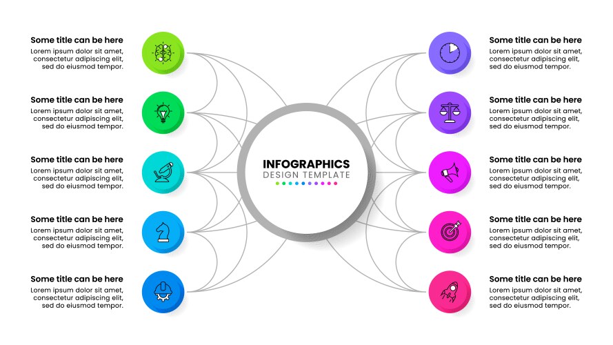 10 Step Infographic Vector Images (over 5,300)