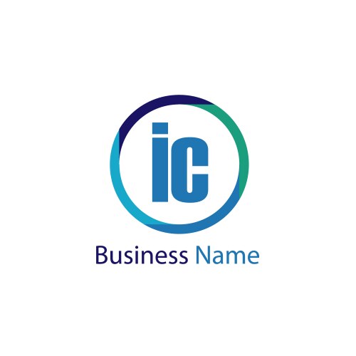 Initial Letter Ic Logo Template Vector Images (over 1,500)