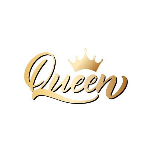 Crown queen monogram sws initial logo Royalty Free Vector