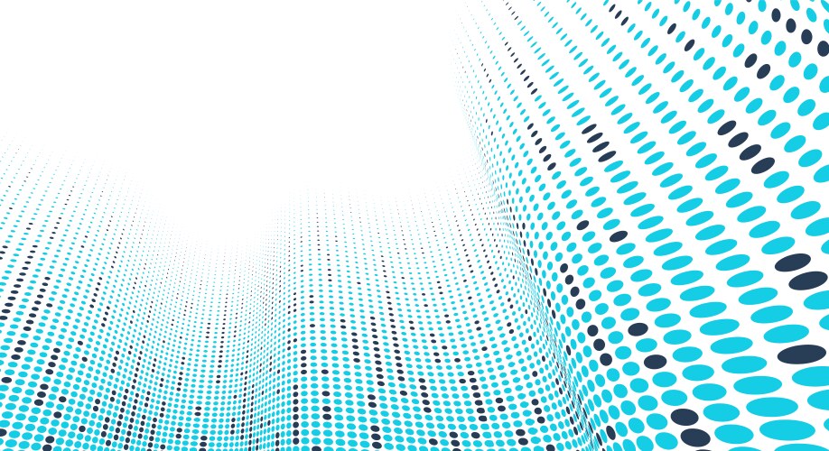Dotted abstract background blue dots Royalty Free Vector