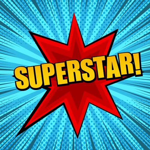 Super comic cartoon Royalty Free Vector Image - VectorStock