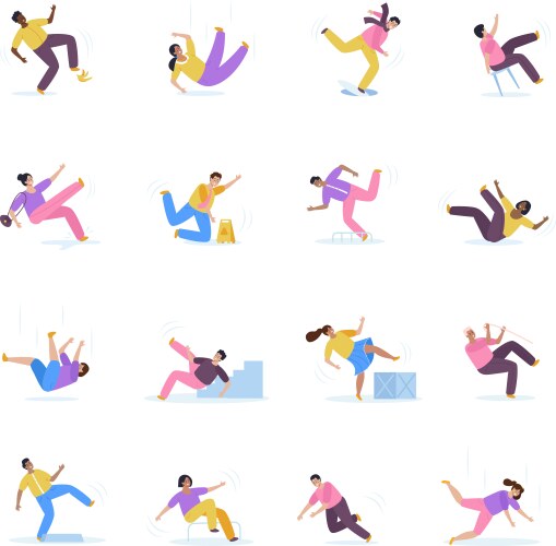 European national costume set Royalty Free Vector Image