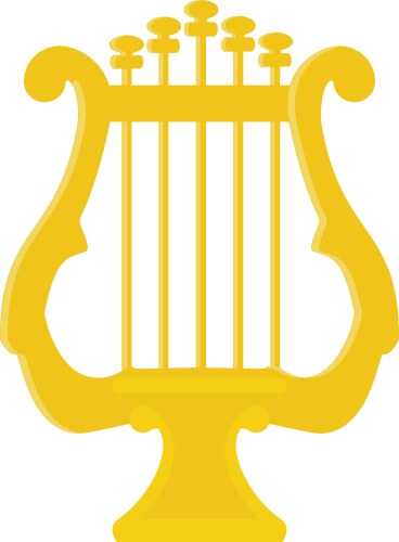 Golden Lyre Instrument