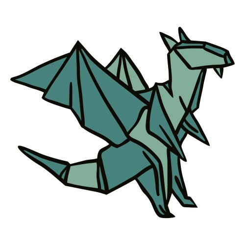 Polygon Dragon Vector Images (over 300)