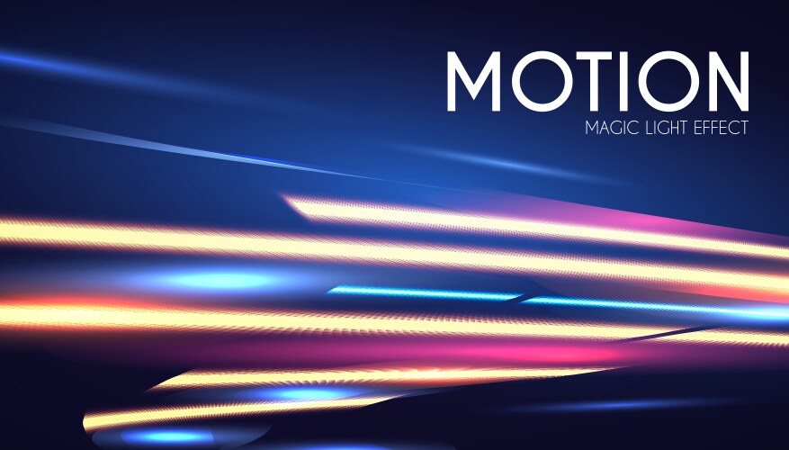 Tech light storm effect Royalty Free Vector Image