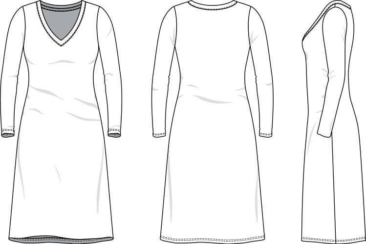 Clothing set Royalty Free Vector Image - VectorStock