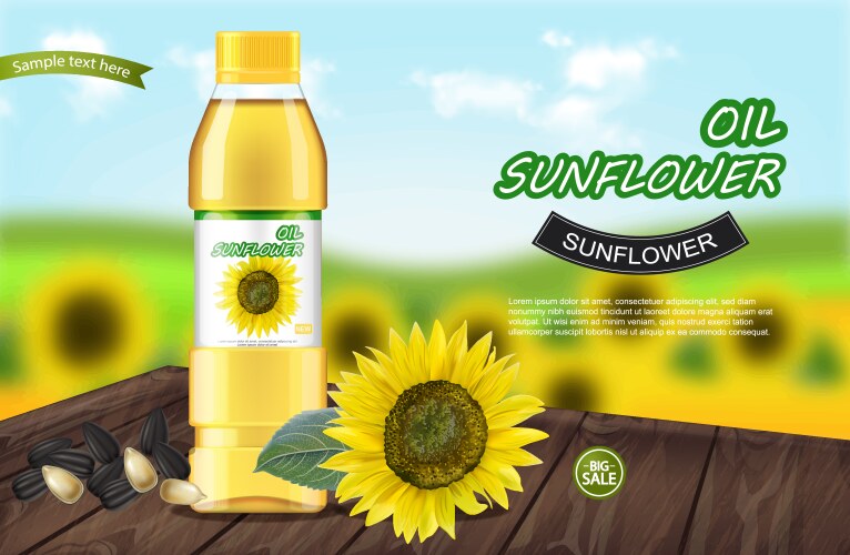 Sunflower Oil Label Vector Images (over 840)
