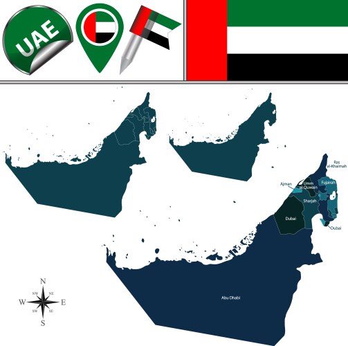 Uae Map Vector Images (over 2,100)
