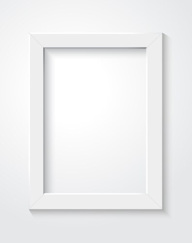 Gold frame beautiful simple golden design white Vector Image