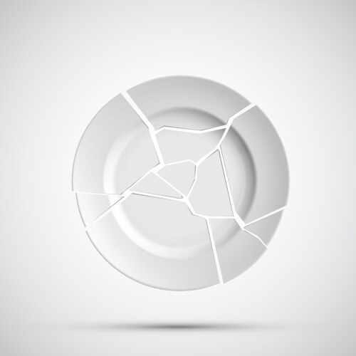 Broken Plate Vector Images (over 1,300)