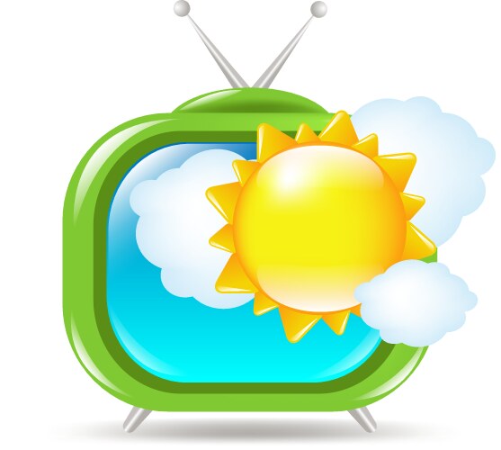 Retro tv Royalty Free Vector Image - VectorStock