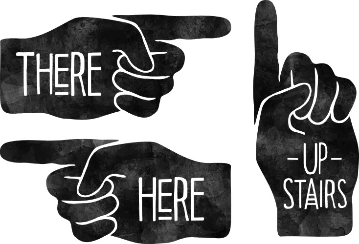 Hand Indicator Vector Images (over 9,900)