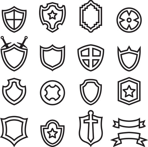 Shield Outline Vector Images (over 210,000)
