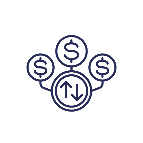 Value-based pricing turquoise concept icon Vector Image