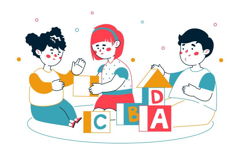 Children in Line Vector Images (over 100,000)